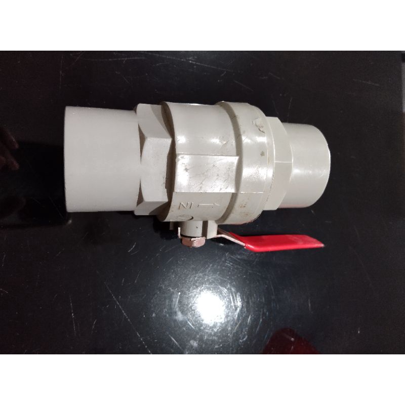 Jual Ball valve stop kran pvc 1"gagang besi | Shopee Indonesia