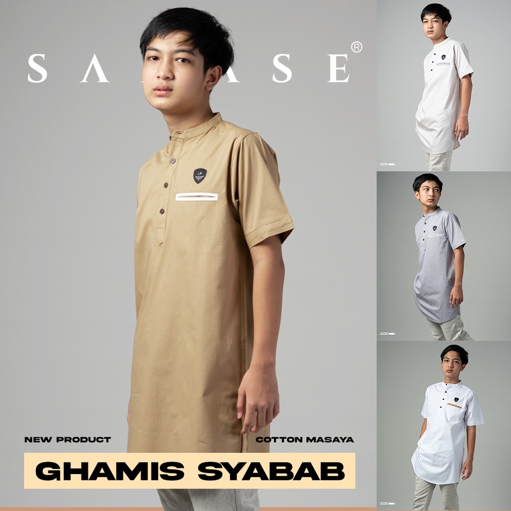 Jual Samase Ghamis Syabab | Ghamis Remaja | Pakaian Muslim Remaja | Kemeja Koko | Original ...
