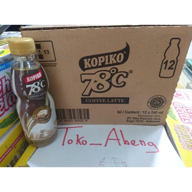 Jual Kopiko 78°c (1 dus isi 12 botol) | Shopee Indonesia
