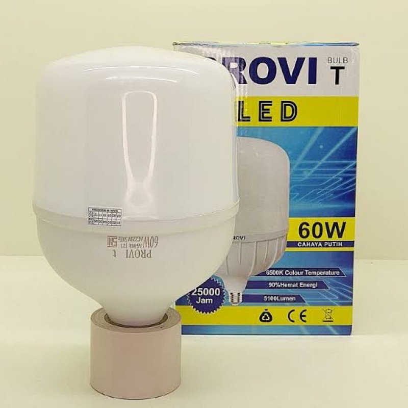 Jual LAMPU MURAH LED PROVI 60W LIGHT BULB | Shopee Indonesia