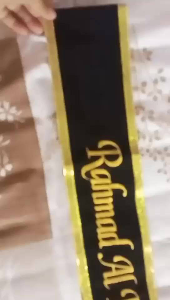 Jual (1HARI JADI)Selempang wisuda bludru selendang wisuda sash wisuda ...