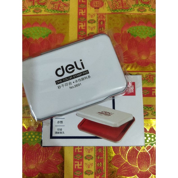 Jual STAMP PAD TINTA MERAH DELI 9891/ BANTAL STEMPEL | Shopee Indonesia
