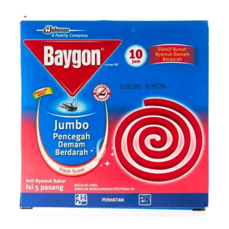 Jual Baygon Coil Max Standard / Jumbo - Obat Nyamuk Bakar Lavender / Fresh Scent / Dengue Box 5 ...