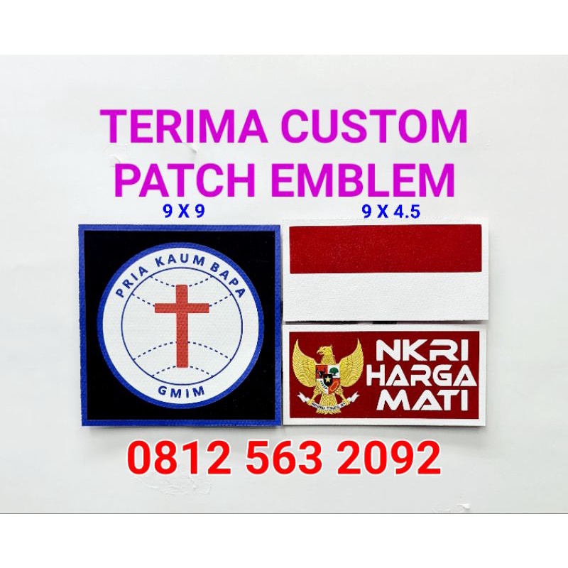 Jual Patch Emblem GMIM Panji Yosua Pria Kaum Bapa Prepet Perekat Velkro ...