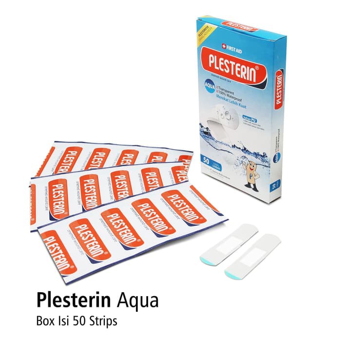 Jual Plesterin Aqua First Aid AA OneMed box isi 50 pcs | Shopee Indonesia