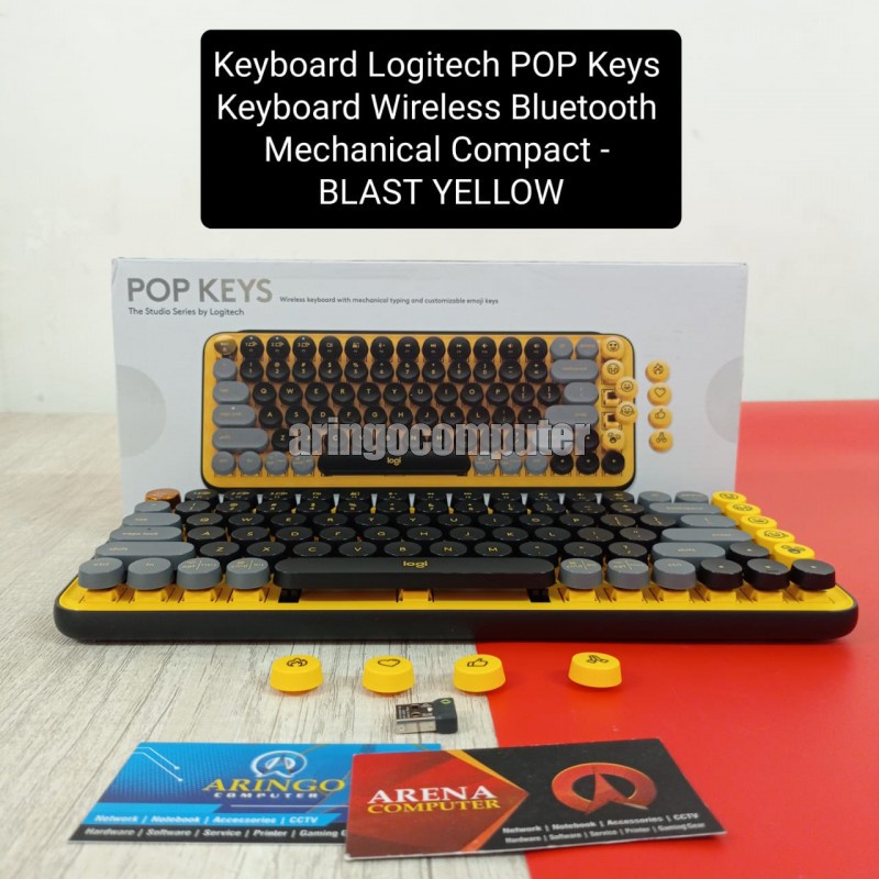 Jual Keyboard Logitech POP Keys Keyboard Wireless Bluetooth Mechanical ...