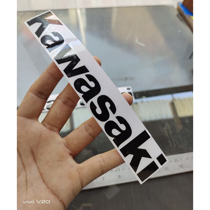 Jual stiker tulisan KAWASAKI tangki ninja | Shopee Indonesia