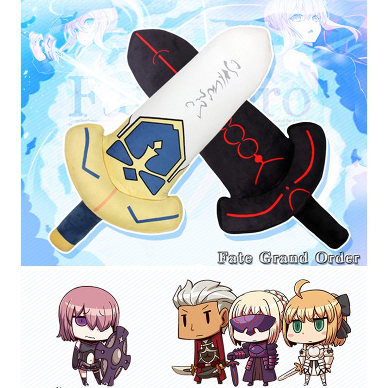 Jual baby toys Fate Plush Dolls Fate Stay Night Weapon Model Toys Saber ...