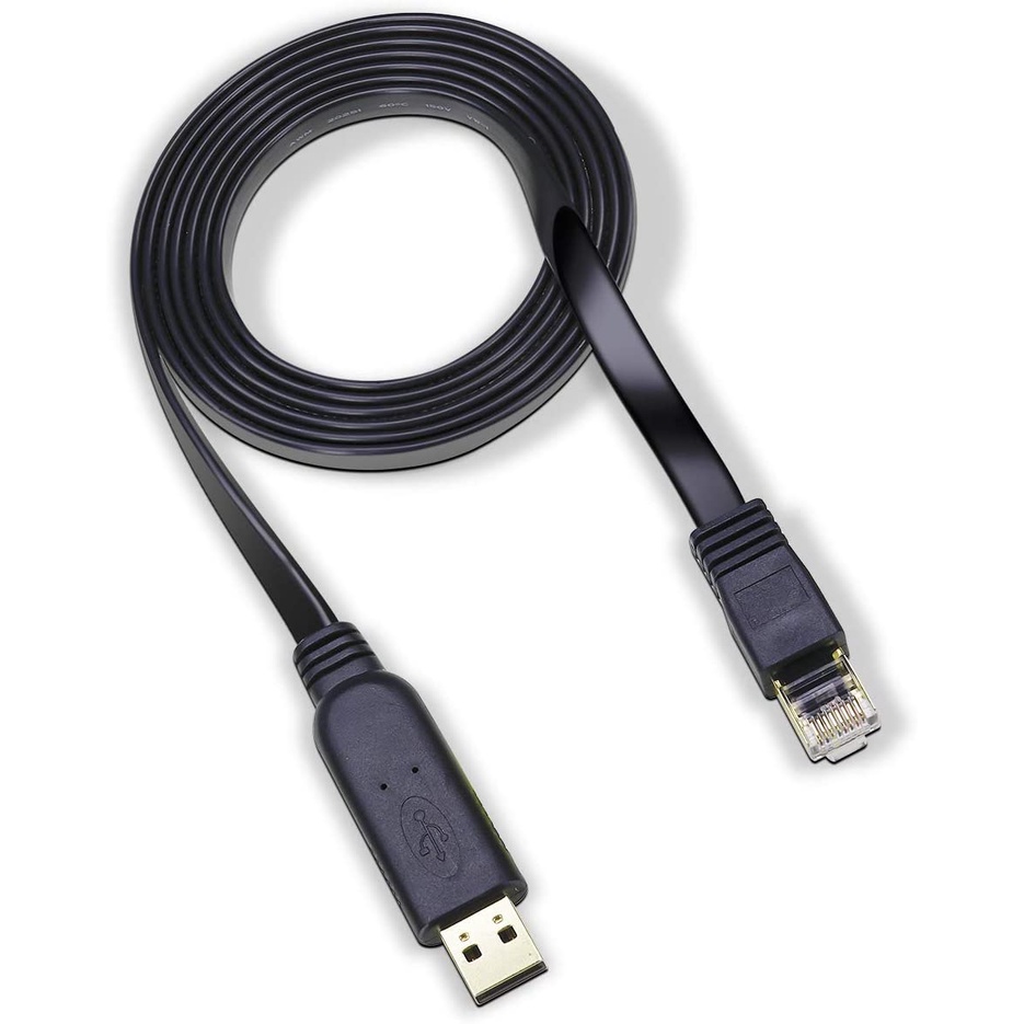 Jual RJ45 to USB Cable Console Kabel CISCO Huawei LAN Ethernet Serial ...