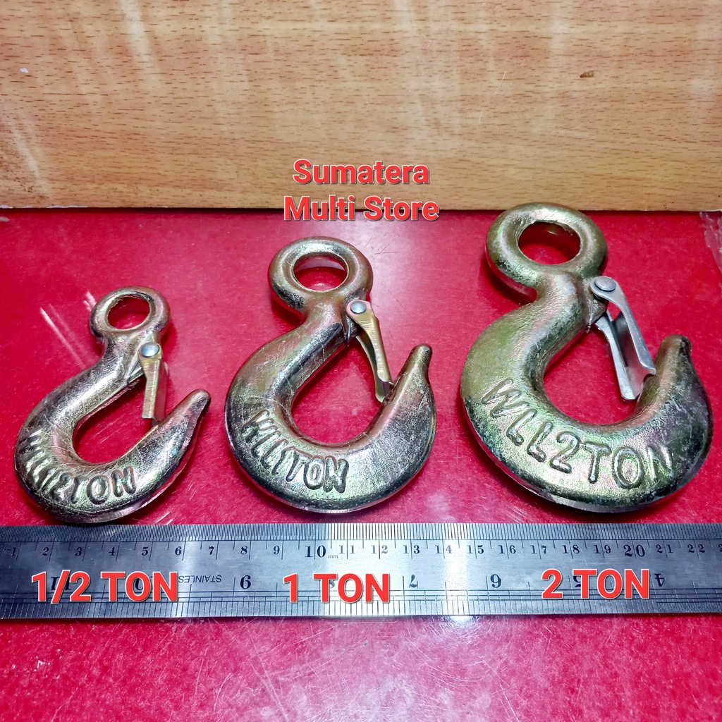 Jual Hook Cantolan Katrol / Eye Hook / Cargo Hook / Kait 1/2 , 1 , 2 ...