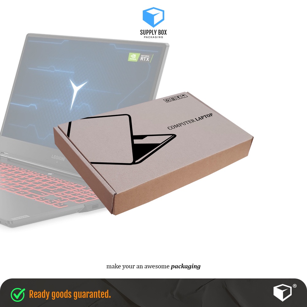Jual BOX LAPTOP EMAILER UNIVERSAL 1 SET | 45x29x6 cm | Kardus Laptop ...