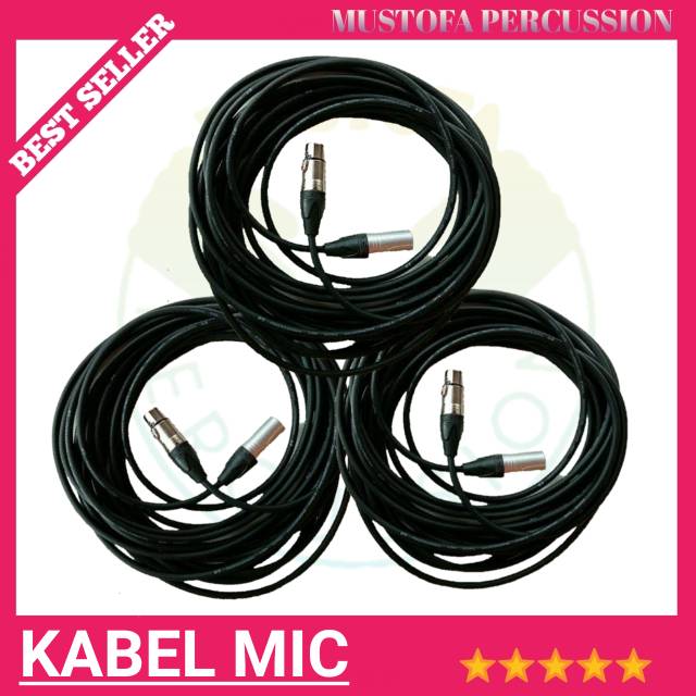 Jual Promo kabel mic microphon 10 m merk makita SETEREO jack BMA (cod ...