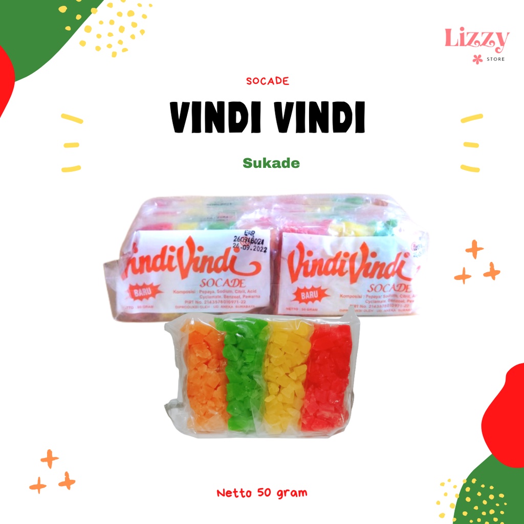 Jual Vindi Vindi Socade Topping Kue Kemasan Sachet 50gram | Shopee ...