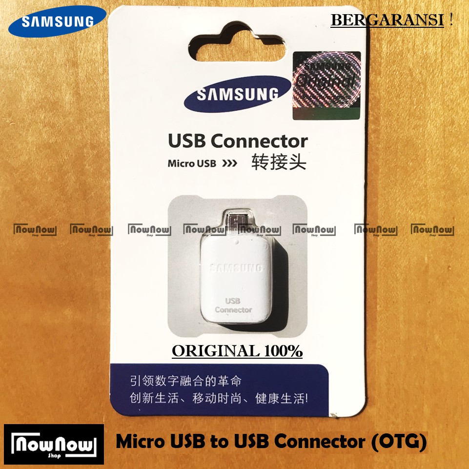 Jual Konektor Micro USB To USB Connector Original Samsung OTG Konektor ...