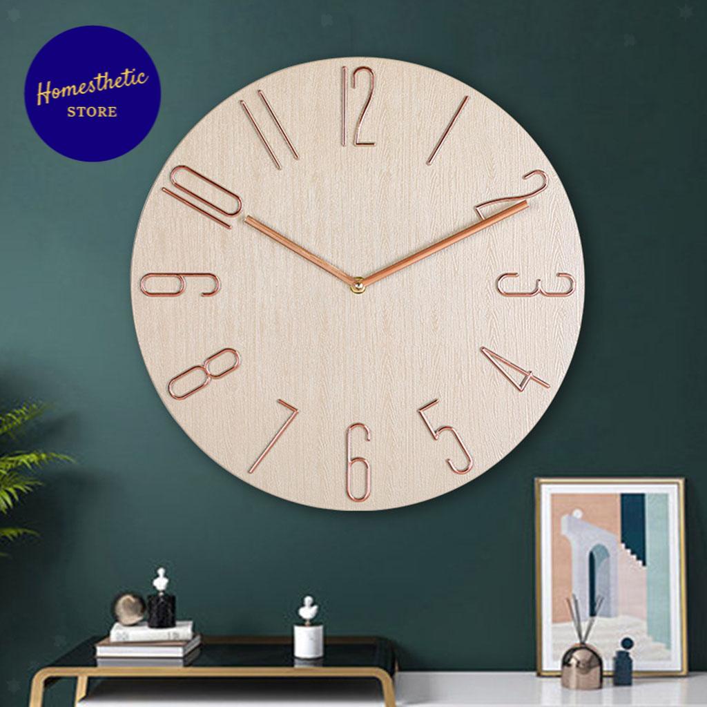 Jual Jam Dinding Bulat Quartz Creative Design Model Klasik Minimalis ...