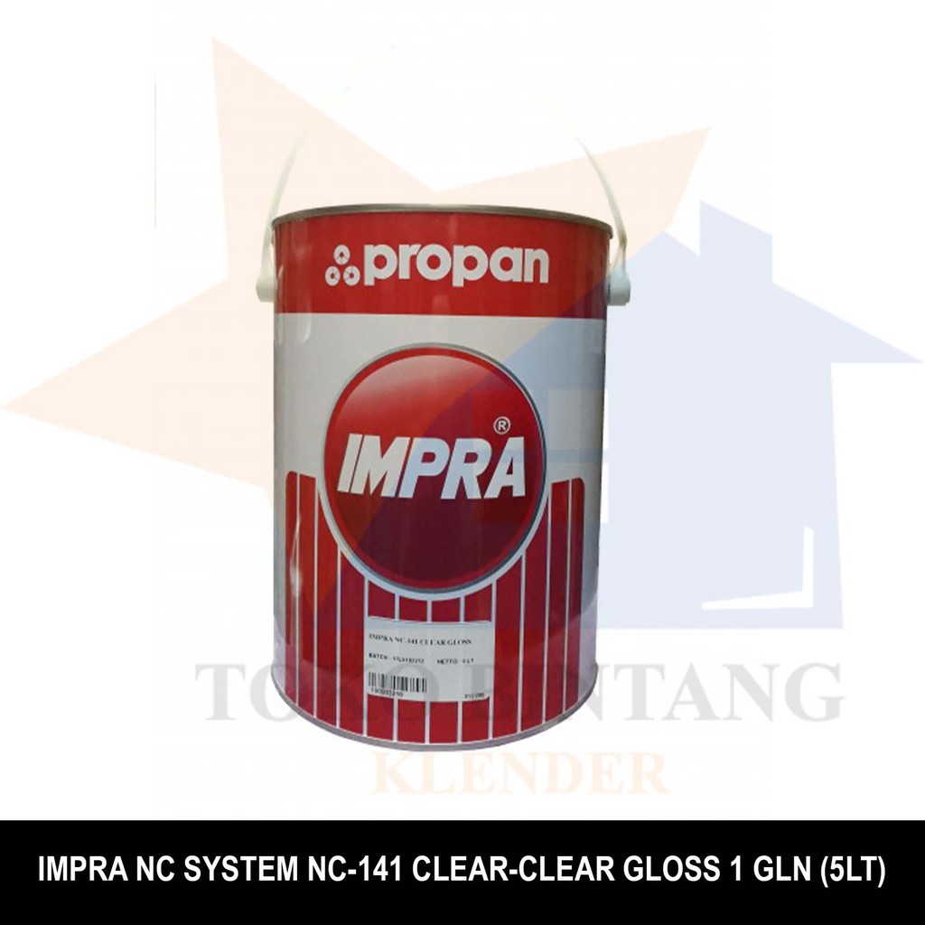 Jual Impra NC System NC-141 Clear - Clear Gloss / Semi Gloss / Clear ...