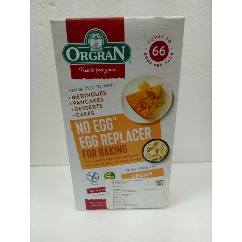 Jual Orgran No Egg / Natural Egg Replacer 200g | Shopee Indonesia