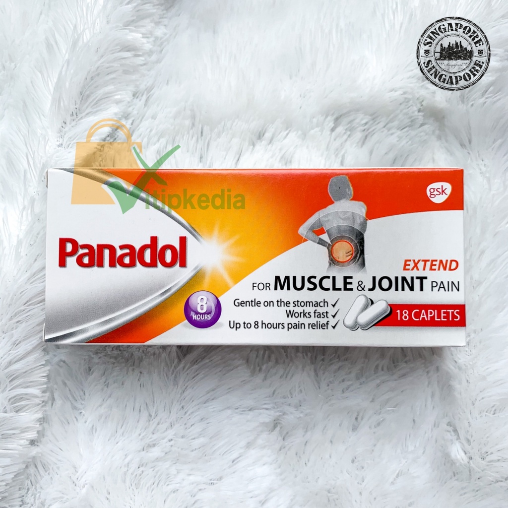 Jual READY Panadol Extend muscle & joint pain Singapore - 18 Tablets ...