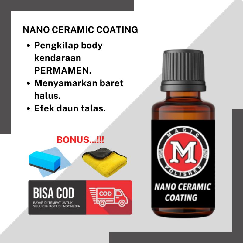 Jual Nano Ceramic Coating Pengkilap Body Motor Bodi Mobil Helm Cat Doff Matte / Glossy Pengkilat ...
