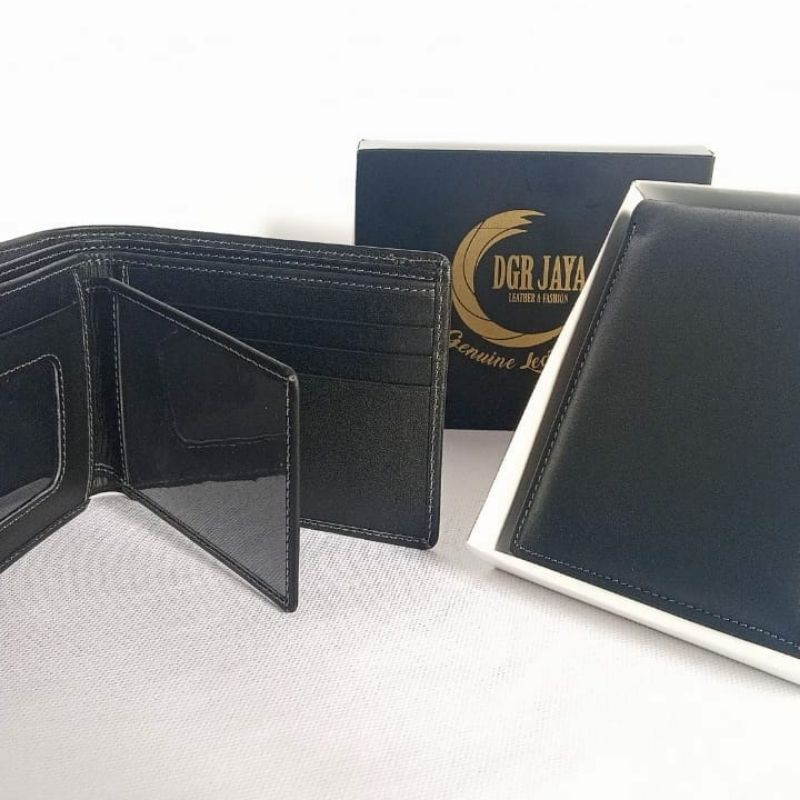 Jual BND001 Dompet laki laki Ukuran Standar Kulit Asli Garut | Shopee ...