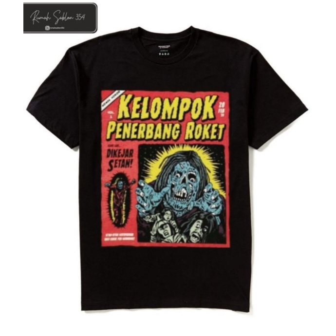 Jual BAJU KELOMPOK PENERBANG ROKET - TSHIRT BAND KPR - DIKEJAR SETAN ...