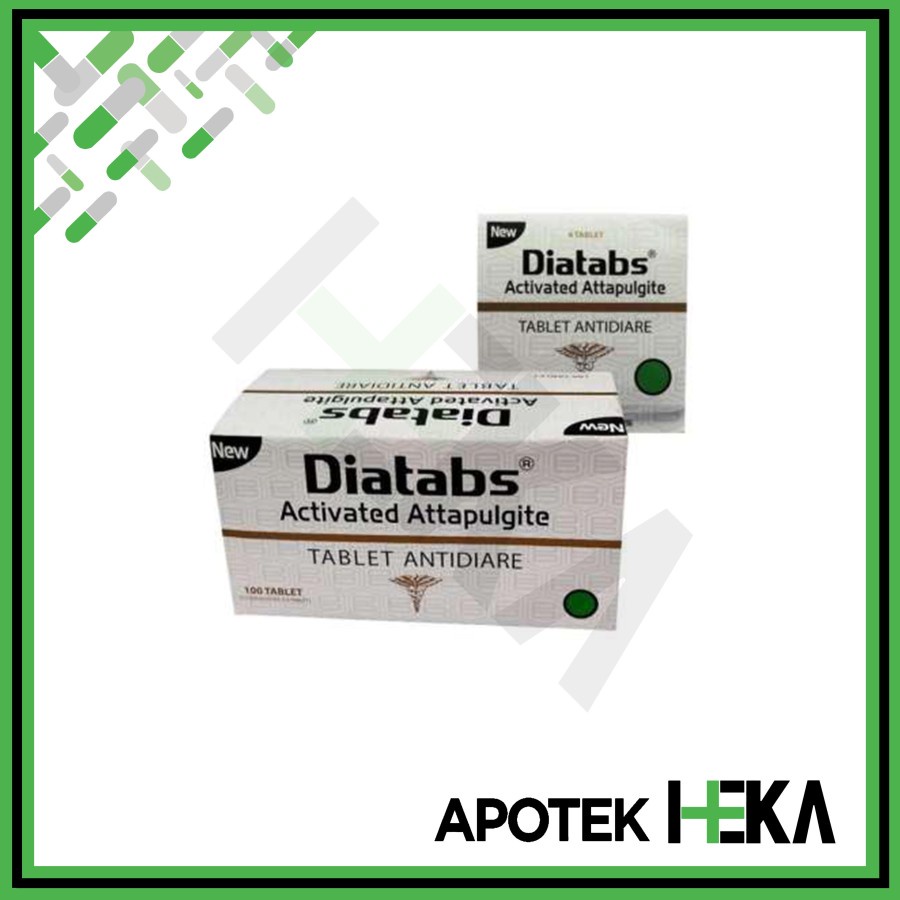 Jual New Diatabs Tablet Obat Diare Box isi 100 Tablet (BANDUNG ...
