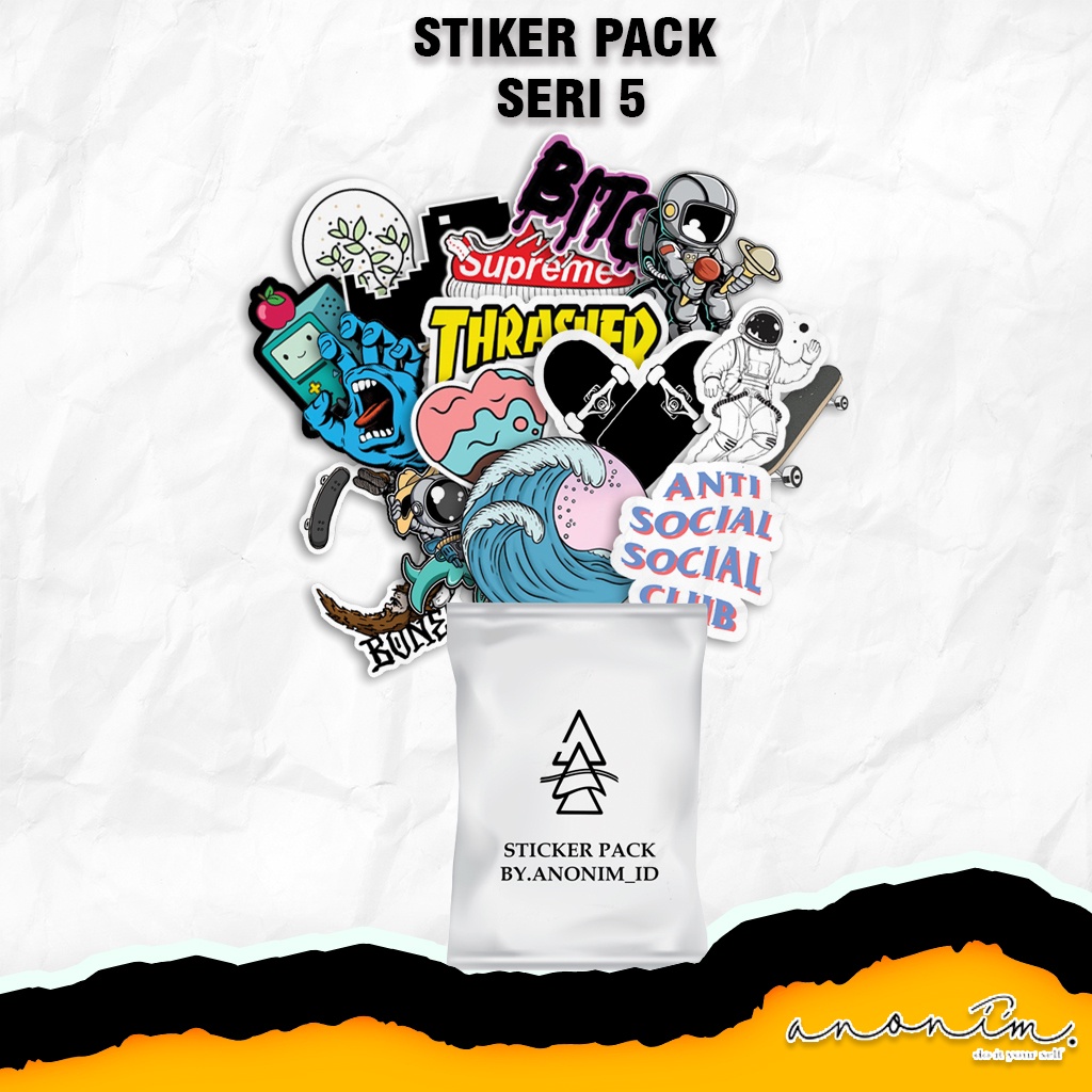 Jual Sticker Aesthetic Stiker Pack Stiker Brand Sticker Hypebeast ...