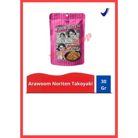 Jual Arawoom Norinoriten Takoyaki 30gr-Cemilan Korea Jepang | Shopee Indonesia