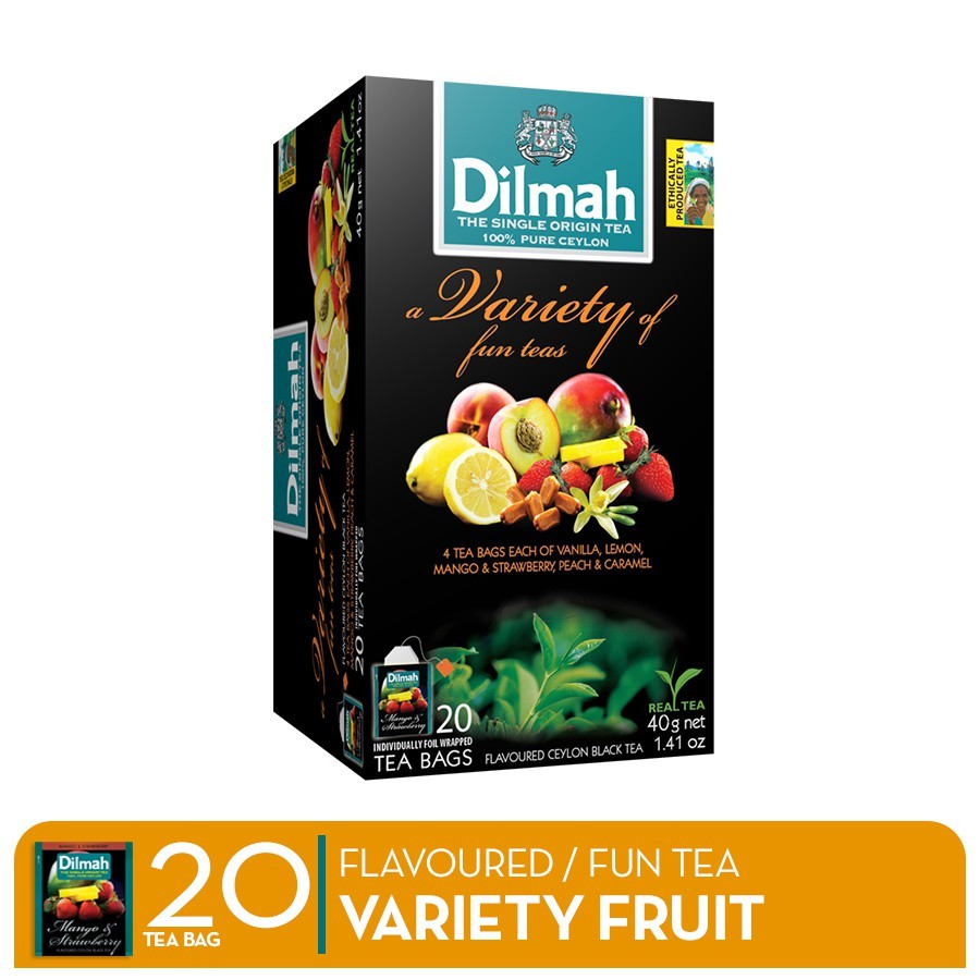 Jual Dilmah Variety Fruit - Teh Celup 20 sachet | Shopee Indonesia