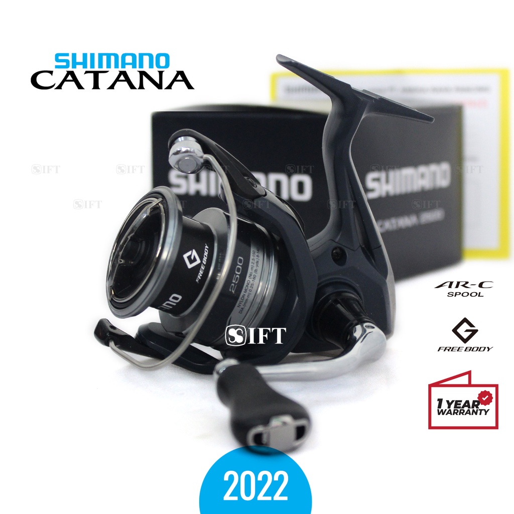 Jual Reel Shimano CATANA FE [2022] 1000 2000 2500 3000 4000 HG XG Pancing Resmi | Shopee Indonesia