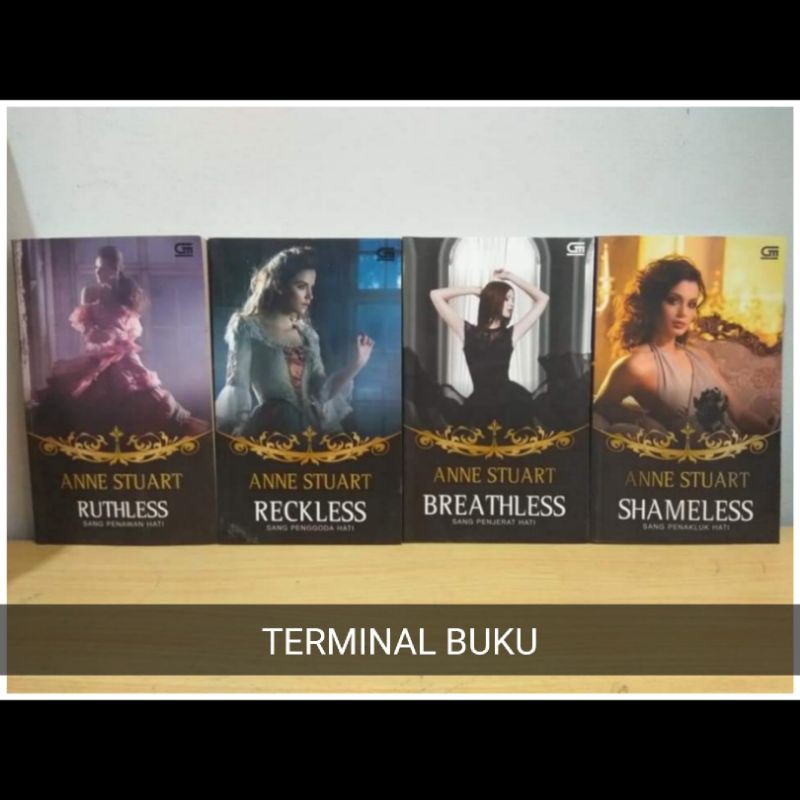 Jual Novel Series : The House of Rohan by Anne Stuart (Reckless, Shameless, Breathless, Ruthless ...