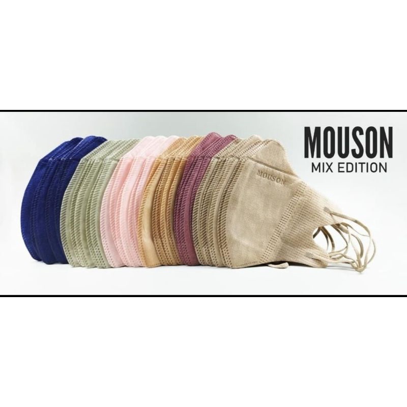 Jual Masker Duckbill Mouson Mix Warna original / Duckbill Alkindo isi ...