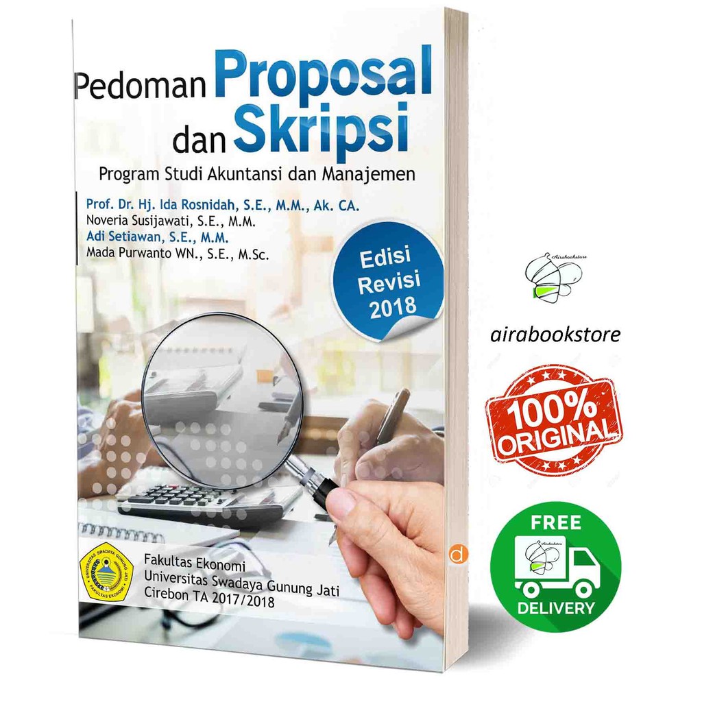 Jual Buku Pedoman Proposal dan skripsi program Studi Akuntansi (Edisi Revisi 2018) - BUKU ...