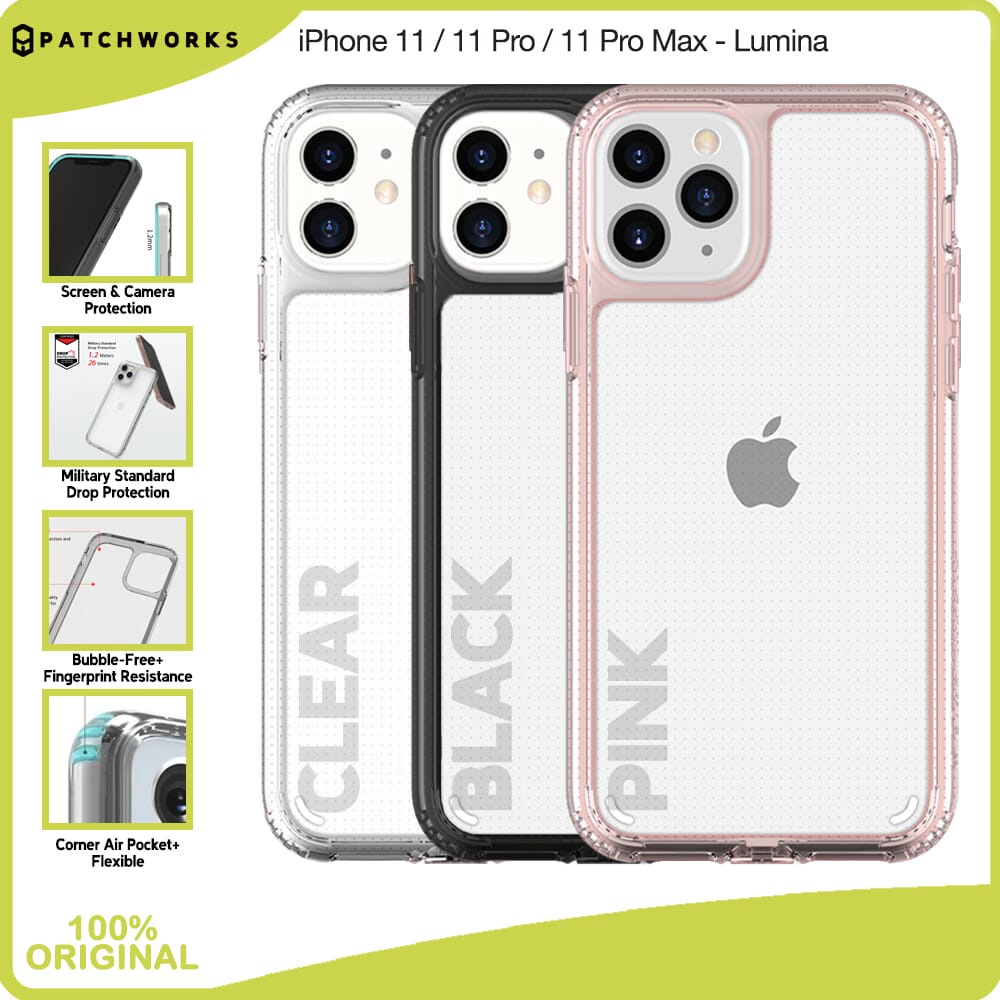 Jual Patchworks iPhone 11 Pro Max Lumina Casing Fusion Tahan Banting ...