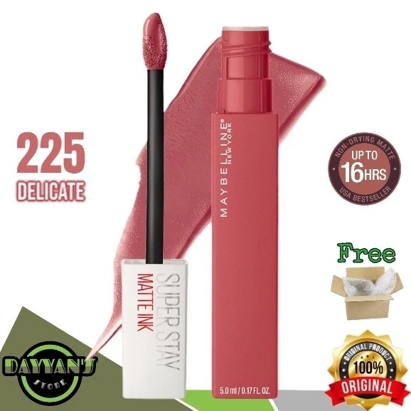 Jual Maybelline Superstay Matte Ink - 225 Delicate | Shopee Indonesia
