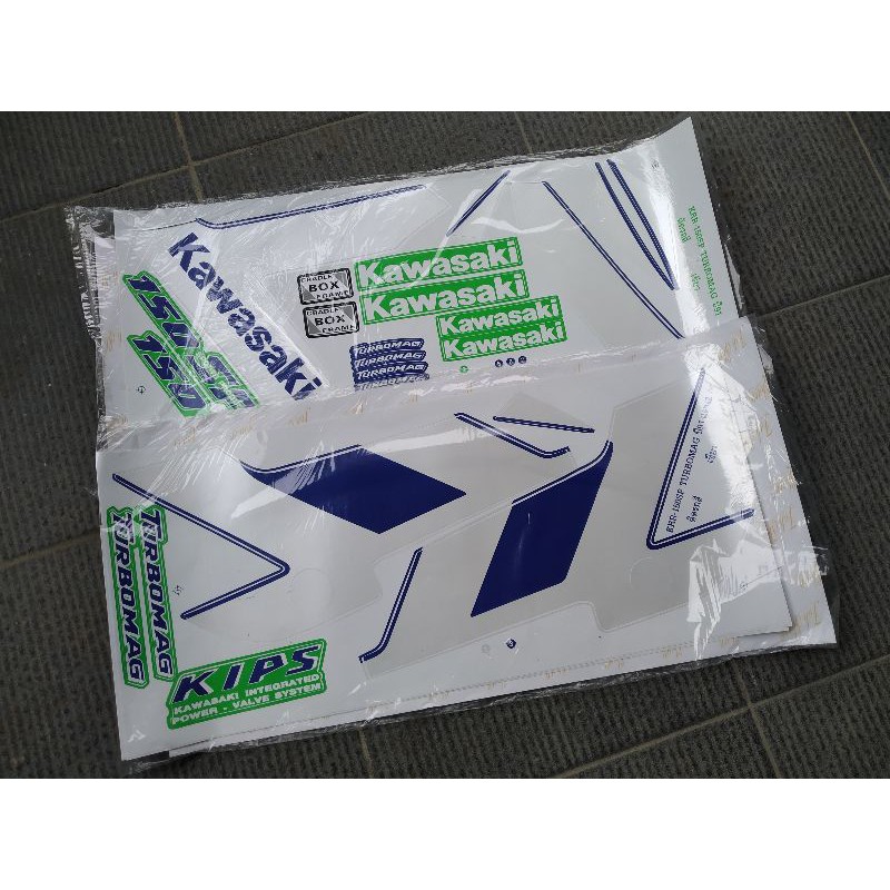 Jual striping ninja r ssr Kr 150 sp turbomag hijau | Shopee Indonesia