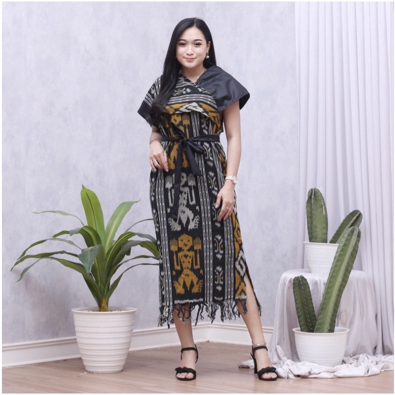 Jual AURORA DRESS TENUN JEPARA TORAJA LOMBOK PAPUA DRESS KONDANGAN GRANITO | Shopee Indonesia