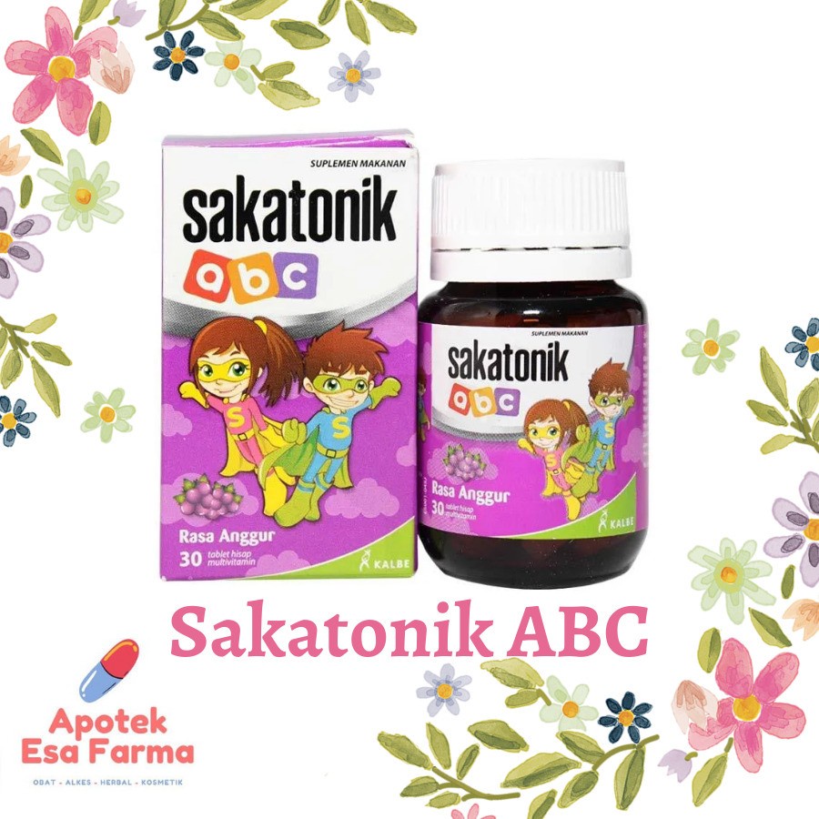 Jual Sakatonik ABC Rasa Anggur isi 30 tab kunyah | Shopee Indonesia