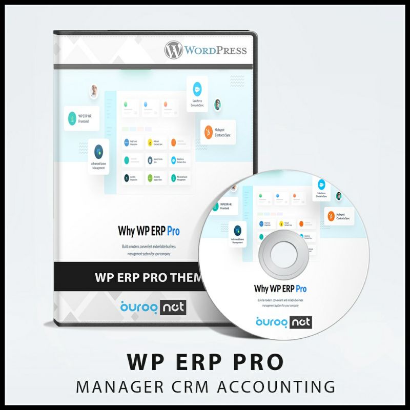 Jual WP ERP PRO 1.3.6 - Manager CRM Accounting Included 9 Extensions - Unlimited Website ...