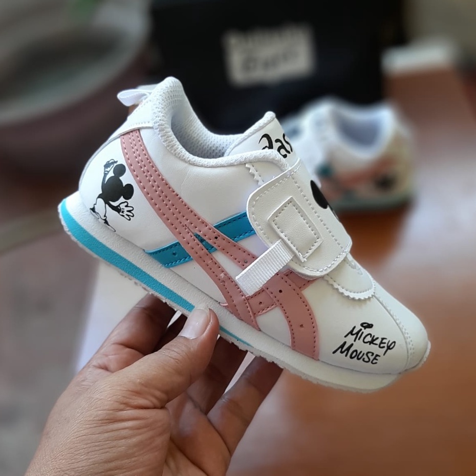 Jual Sepatu anak sneakers Velcro Sepatu Anak Mickey Mouse Sepatu Anak ...