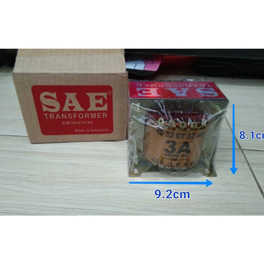 Jual TRAFO TRANSFORMER SAE 3A CT 3 AMPERE 3A 45V 45 VOLT CT MURNI | Shopee Indonesia