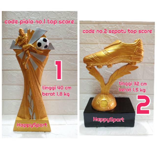 Jual Piala fiber top score dan sepatu fiber | Shopee Indonesia