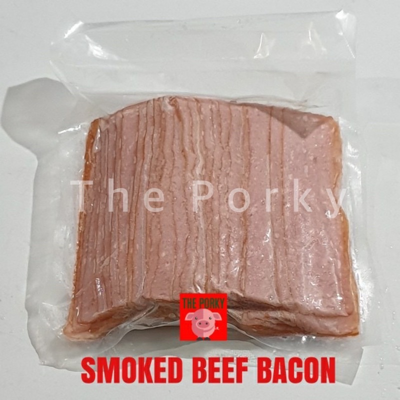 Jual SMOKED BEEF BACON BALI NL-HALAL @1KG | Shopee Indonesia