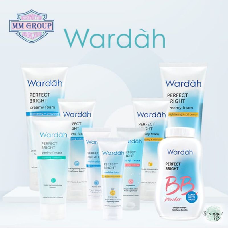 Jual Wardah Perfect Bright Series || Creamy foam Smooth Glow Oil ...