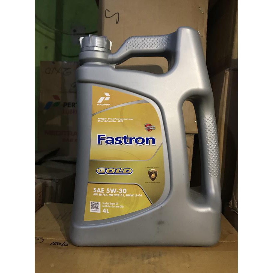 Jual "OLI PERTAMINA FASTRON GOLD 5W-30 GALON 4LITER" ORIGINAL (PASTI ...
