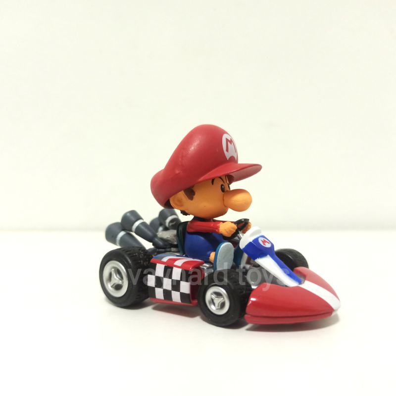 Jual Mario Kart Baby Mario Pull Back Car Mario Kart Mario Figure Baby ...