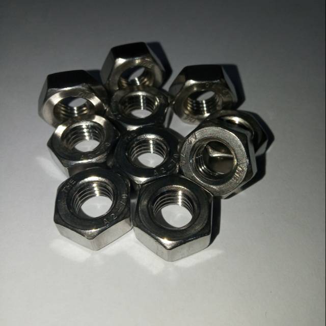 Jual Mur M10 stainless 304 THE A2-70 | Shopee Indonesia