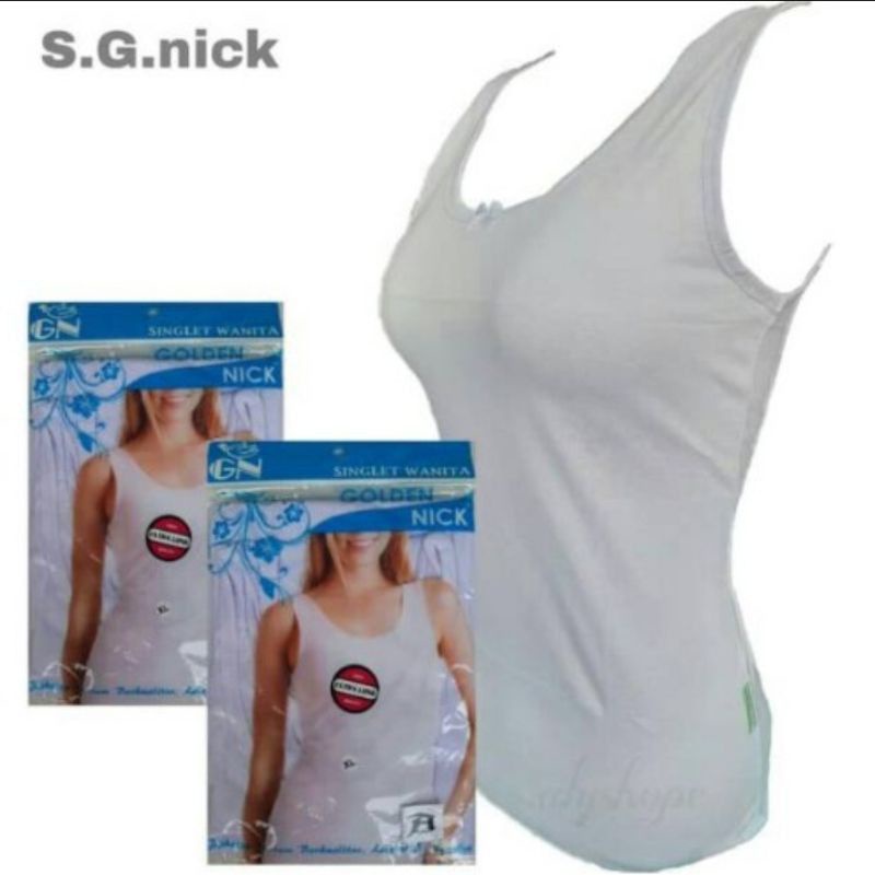 Jual Singlet putih wanita GOLDEN NICK / Kaos dalam wanita dalaman ...