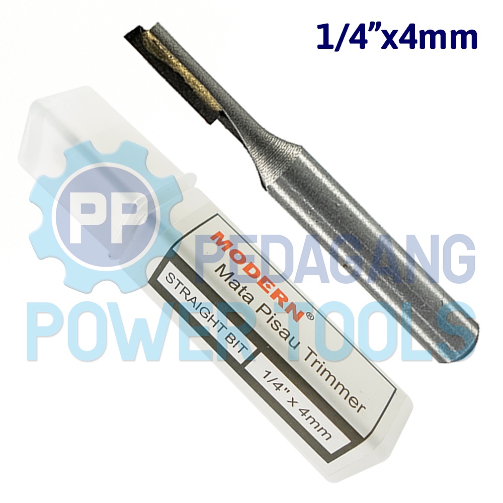 Jual MATA STRAIGHT BIT 4 MM MESIN PROFIL KAYU WOOD TRIMMER ROUTER BIT ...