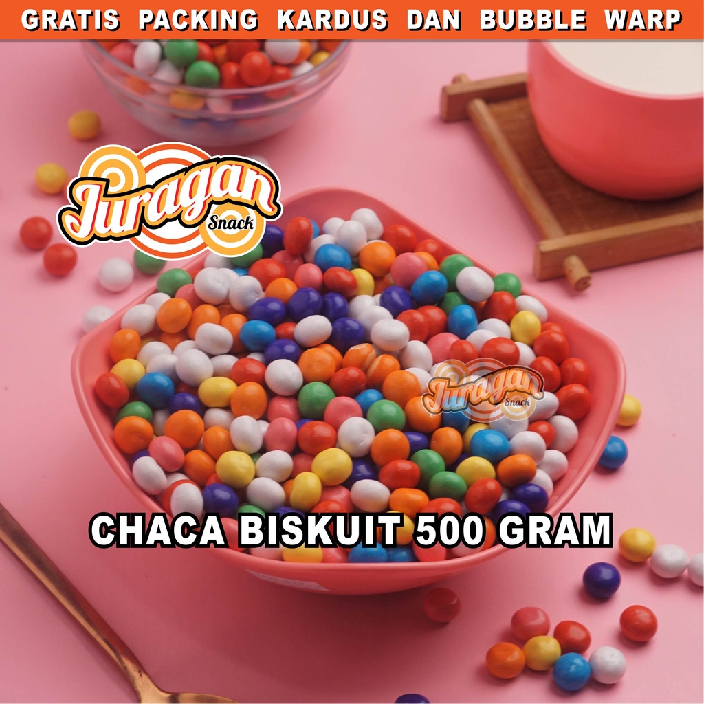 Jual CHACA BISKUIT BOLA-BOLA 500 gram snack kiloan makanan ringan ...